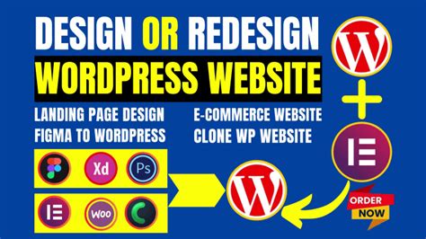 Design Redesign Clone Wordpress Website Elementor Expert Landing Page