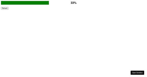 Progressbar Codesandbox