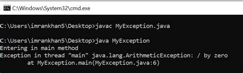 Java Exception Handling