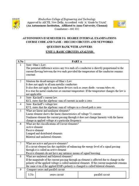 Basic Circuit Analysis Pdf