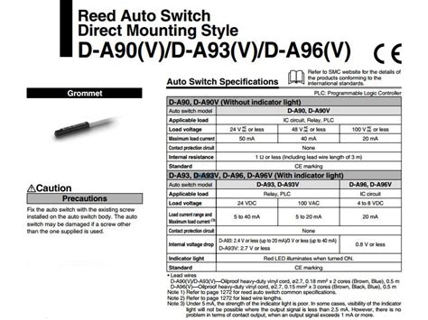 Cảm Biến Từ Sensor Smc D A93v Bán Cảm Biến Từ Sensor Smc Chính Hãng