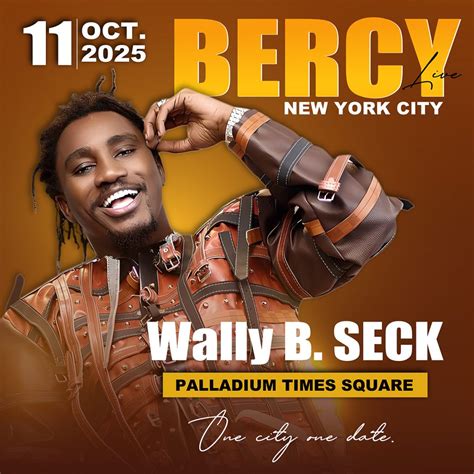Wally B Seck Bercy New York Palladium Times Square New York Ny Official Site