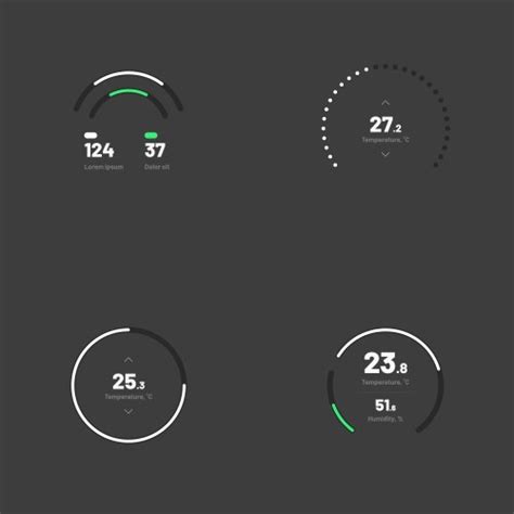 Loading Bar Ui User Interface Progress Indicator Vector Image
