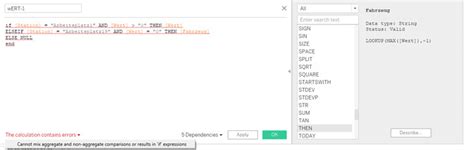 Cannot Mix Aggregate And Non Aggregate Comparisons Or Results In If