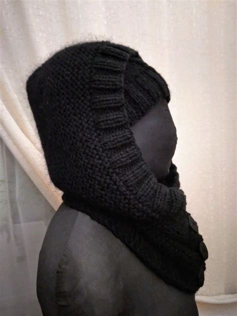 Капюшон спицами Вязаные шапки Вязание Шапка