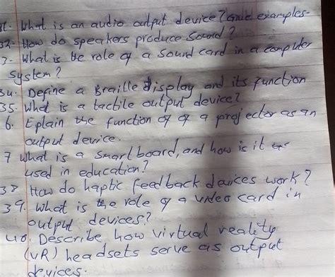 What Is An Audio Output Device Give StudyX