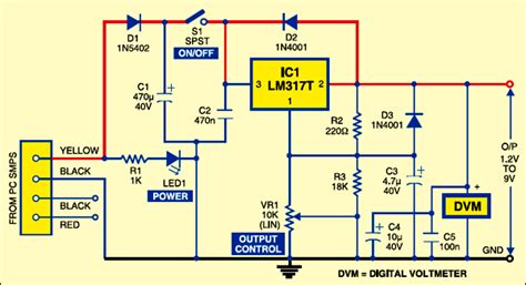 Atx Pc Power Supply Circuit Diagram