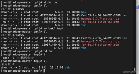 Linux与hadoop基础命令详解 Csdn博客