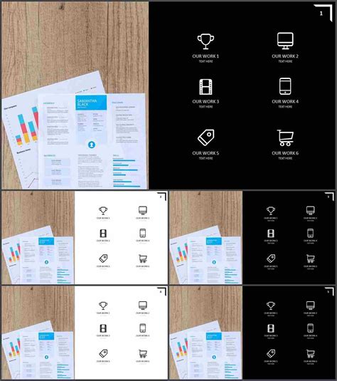 중점 나열형 피피티 템플릿 And Ppt 배경 회색 Poipl