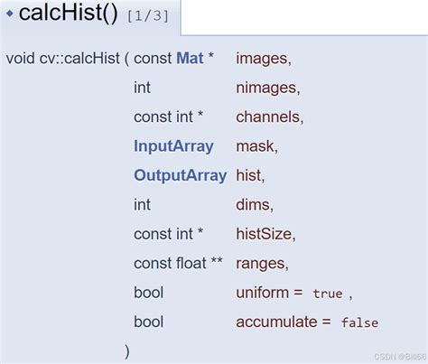 opencv calchist 函数及其用法详解 csdn博客