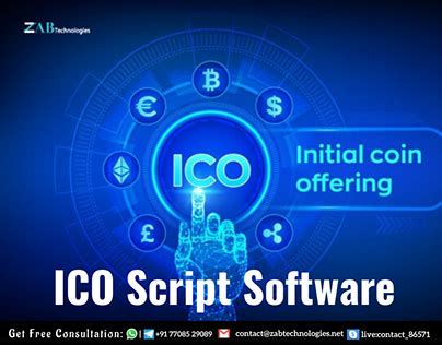 ICO Development Script Projects Photos Videos Logos Illustrations And Branding Behance