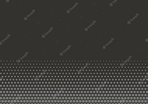 Premium Vector 2d Abstract Geometric Wave Hex Halftone Pattern