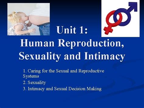 Unit 1 Human Reproduction Sexuality And Intimacy 1