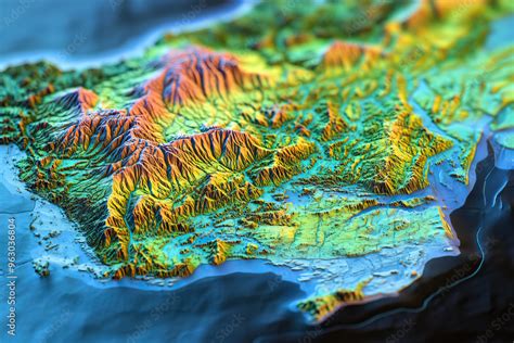 Technical Aerial Visual D LiDAR GIS Aerial Map Satellite Scan Model Isolated Showing General