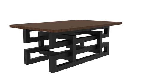 Steel Chains Table 3d Turbosquid 2183739