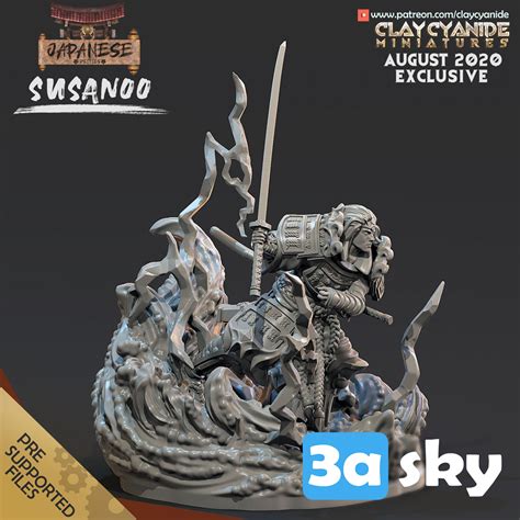 Susanoo From Stl D Print Models Free Download