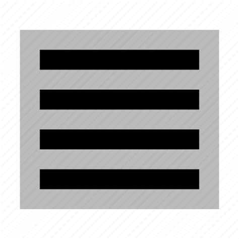 Paragraph Align Alignment Text Formatting Content Justified Icon Download On Iconfinder