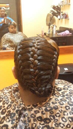 Triple Inverted Braid Inverted Braid Natural Hair Styles Hair Styles