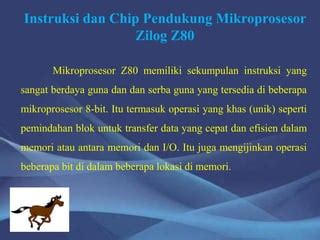 Mikroprosesor Zilog Z80 PPTX Mikroprosesor Zilog Z80 PPTX