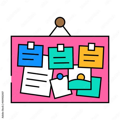 Mood Board Ux Ui Design Line Icon Vector Mood Board Ux Ui Design Sign Isolated Symbol