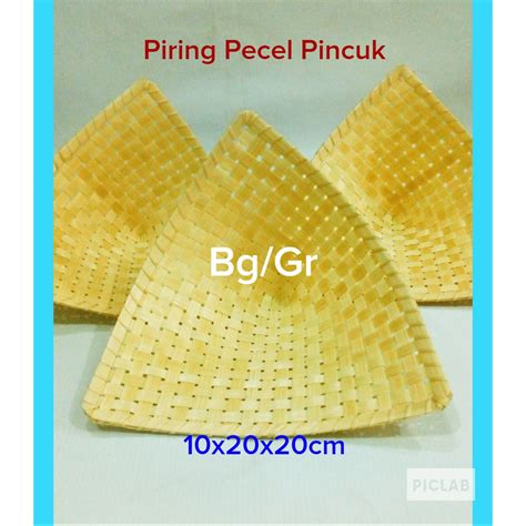Jual Pecel Pincuk Mini 20cm Shopee Indonesia