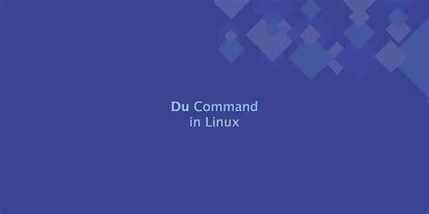 Linux Du 命令单位 Myfreax