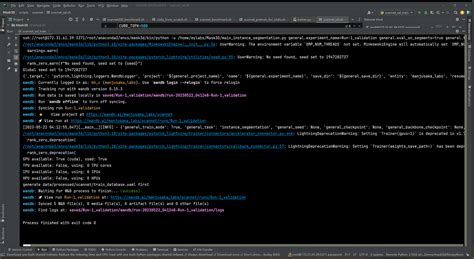 waiting for wandb process to finish success · issue 89