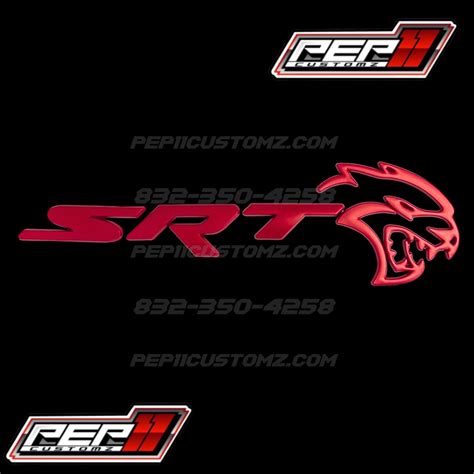 Red Srt Hellcat Emblem Pep11customz