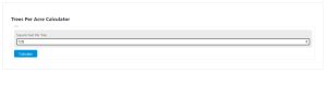 Trees Per Acre Calculator Calculator Academy