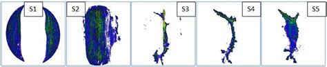 Pressure Distribution Map Of Test 9 10° Wedge Cylindrical Ice 1mms Download Scientific