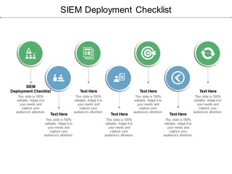 Siem Deployment Checklist Ppt Powerpoint Presentation Styles Microsoft