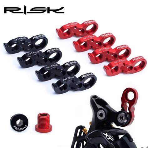 Risk 자전거 후방 변속기 링크 행거 익스텐더 컨버터 Mtb 도로 자전거 프레임 테일 후크 행거 익스텐더 카세트