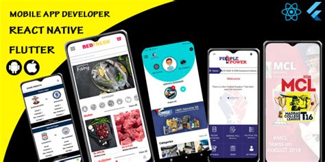 Do Mobile App Development Using React Native For Android And Ios By
