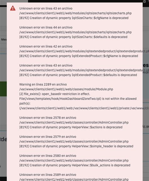 Error Backoffice Ps 81 Discusión General Prestashop Forums