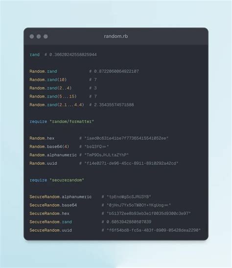 How To Generate Random Numbers In Ruby