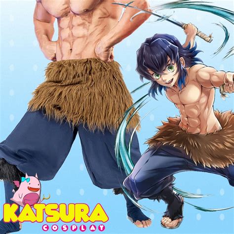 Cosplay Inosuke Kimetsu No Yaiba Katsura Cosplay