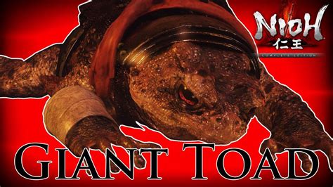 Giant Toad Nioh Youtube Giant Toad Nioh Youtube