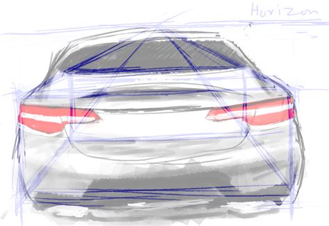 A Beginners Guide To Perspective In Car Drawings What Is Perspective
