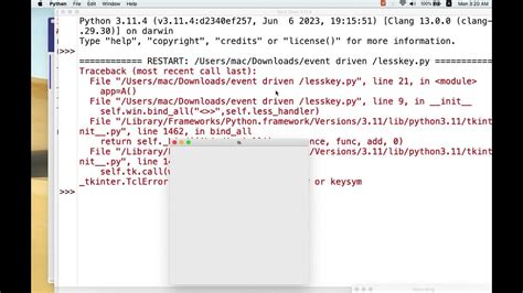 Python Tkinter Event Programming Youtube