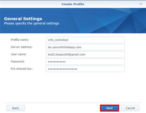 How To Set Up Vpn On Synology With L2tp Vpn Unlimited