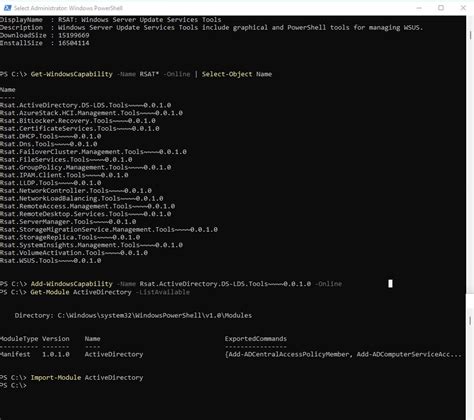 How To Import The Powershell Active Directory Module