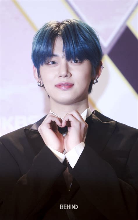 [포토] Txt 연준 꽃미남의 손하트 2019 Kbs 가요대축제 비하인드