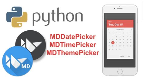 Learn To Make Beautiful Mobile Apps In Python Kivymd Tutorial Mdpickers Youtube