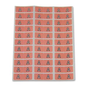 La 006 Half Size Alpha Labels 256pkt File It
