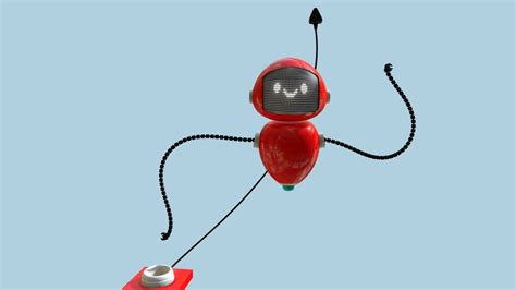 Cute Robot 3d Model By Pranavsehgal1307 [9b2e316] Sketchfab
