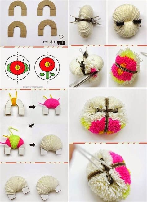 Pin By Marsi Edit On Pompom Pom Pom Crafts Diy Yarn Crafts Diy Pom Pom