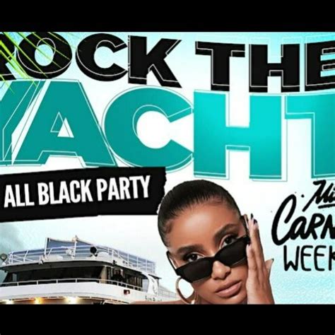 Rock The Yacht 2022 Annual All Black Yacht Party