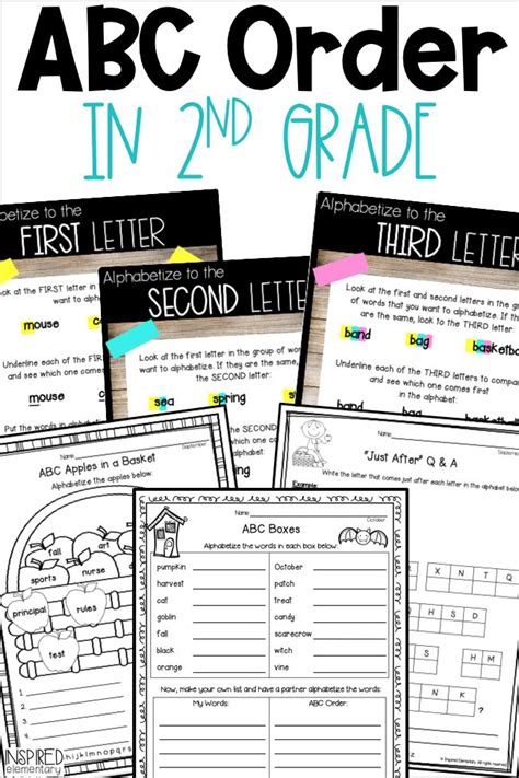 Abc Order Practice Alphabetizing Through The Year