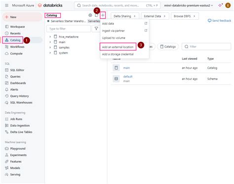Unity Catalog Create Storage Credentials And External Locations Mainri