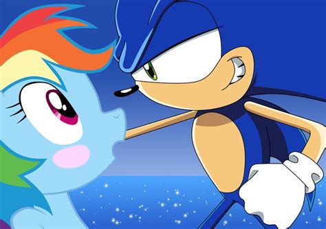 Rainbow Dash In Love With Sonic